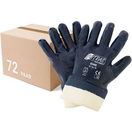 03440 Nitrilhandschuhe Arbeitshandschuhe Handschuhe mit Stulpe - vpe 72 Paar - NITRAS