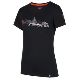 La Sportiva - Women's Peaks - T-Shirt Gr L schwarz