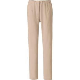 Damen Stretch-Hose mit innenliegendem Dehnbund beige, Gr&ouml;&szlig;e 38