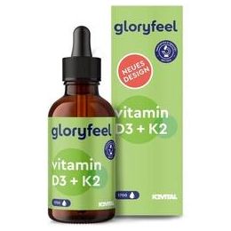 gloryfeel® Vitamin D3 + K2 Tropfen - 1.000 I.E.