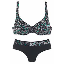 Lascana Bikini female Black size 40
