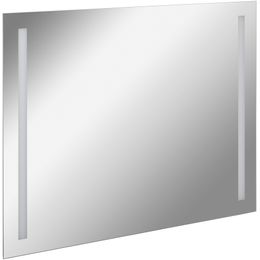 LED-Lichtspiegel Fackelmann "Linear" Spiegel Gr. B/H/T: 100 cm x 75 cm x 2 cm, silberfarben Kosmetikspiegel
