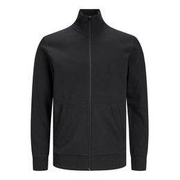 Jack & Jones Jack & Jones Zip-Up Hoodie 'JJEPaulos' male Black size XXL
