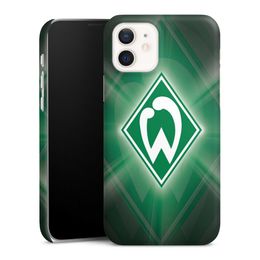 DeinDesign iPhone 12 Handy Premium Case Smartphone Handyh&uuml;lle Schutzh&uuml;lle matt Sv Werder Bremen Official Licensed Product Coat Of Arms Premium Case