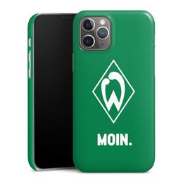DeinDesign iPhone 12 Pro Handy Premium Case Smartphone Handyh&uuml;lle Schutzh&uuml;lle gl&auml;nzend Official Licensed Product Moin Sv Werder Bremen Premium Case