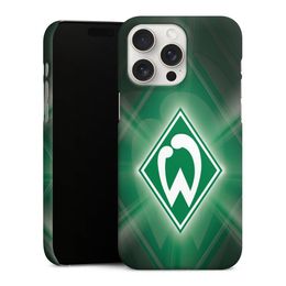DeinDesign iPhone 15 Pro Max Handy Premium Case Smartphone Handyh&uuml;lle Schutzh&uuml;lle matt Sv Werder Bremen Coat Of Arms Official Licensed Product Premium Case