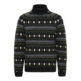 Blend Pullover '20716107' Herren Größe XL beige / grün / schwarz / weiß