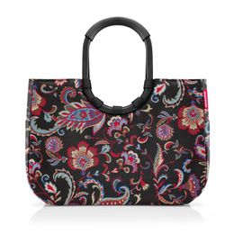 Reisenthel® Einkaufsshopper Loopshopper L frame paisley black OR70, schwarz