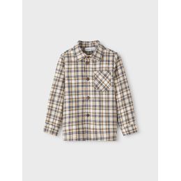 name it Blusenshirt NMMRESOREN LS SHIRT, beige, 116