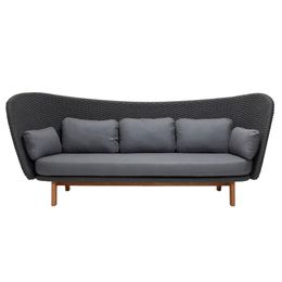Cane-Line Peacock Wing 3-Sitzer Sofa inkl. Kissensatz