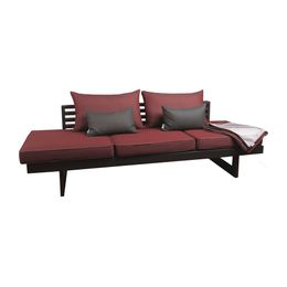 Stern New Holly Best-of-Set Loungeliege Aluminium/Outdoorstoff inkl. Kissen und Kuscheldecke