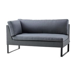 Cane-Line Flex 2-Sitzer Sofa Armlehne rechts Grey