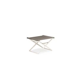 DEDON SEAX Hocker Aluminium Lipari/Sail Taupe Aluminium/Stoff