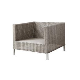 Cane-Line Connect Loungesessel Taupe Stahl/Cane-Line Faser