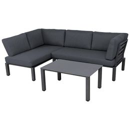 Royal Garden Widoo Loungemöbelset Aluminium 3-tlg. Iron Grey