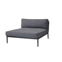 Cane-Line Conic Daybed Modul inkl. Kissensatz Grau