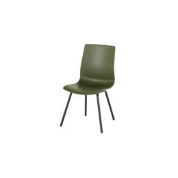 Hartman Sophie Rondo Wave Dining Stuhl Moss Green Kunststoff/Kunststoff