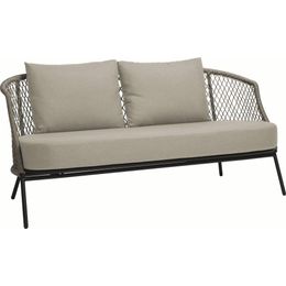 Stern Odea Lounge-Sofa Aluminium schwarz matt