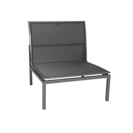 Stern Skelby Lounge-Mittelelement Aluminium Graphit/Silbergrau