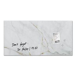 Sigel Glas-Magnettafel artverum® 91,0 x 46,0 cm Design Marble & Gold