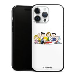 DeinDesign iPhone 14 Pro Max Handy Silikon H&uuml;lle Case schwarz Handyh&uuml;lle Merchandise Kindheit Peanuts
