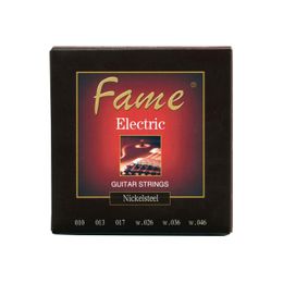 Fame Saiten, (Electric Guitar Strings Nickel Plated Round Wound 10-46)