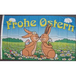 flaggenmeer Flagge Frohe Ostern 3 80 g/m²