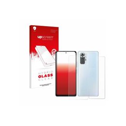 upscreen flexible Panzerglasfolie für Xiaomi Redmi Note 10 Pro (Display+Rückseite)