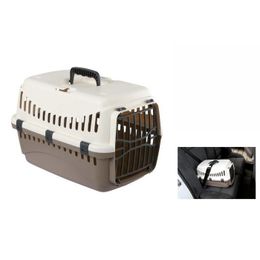 Kerbl Hunde-Transportbox Transportbehälter Kerbl Grau Beige 48 x 32 x 32 cm
