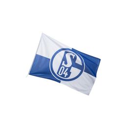 FC Schalke 04 Fahne FC Schalke 04 Hissfahne Karo 100x150cm / 150x250cm