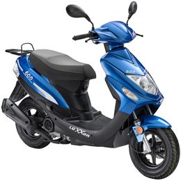 Motorroller Luxxon "ECO" & Mofas blau Motorroller