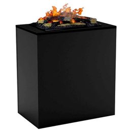 Glow Fire Elektrokamin »Rilke«, Wasserdampfkamin mit 3D Feuer mit integriertem Knistereffekt, schwarz