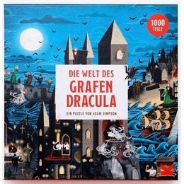Laurence King Puzzle Die Welt des Grafen Dracula, 1000 Puzzleteile, Made in Europe, bunt