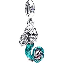 Pandora Charm "The Little Mermaid, Arielle", 925er Silber, silber, 99