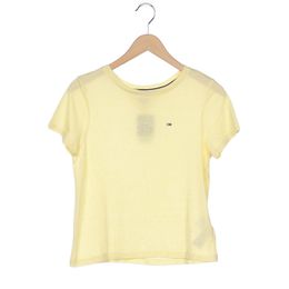 Tommy Jeans Damen T-Shirt, gelb, Gr. 34