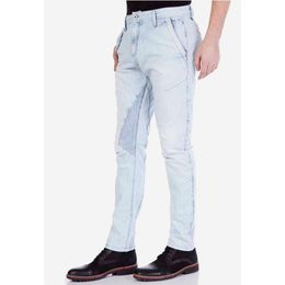 Cipo & Baxx Cipo & Baxx Slim-fit-Jeans mit tollen Flicken-Elementen, blau