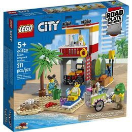 Lego® Konstruktionsspielsteine Lego® City 60328 Rettungsschwimmer-Station
