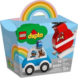 Lego® Konstruktionsspielsteine Lego® Duplo 10957 Mein erster Feuerwehrhubschrauber und Polizeiauto