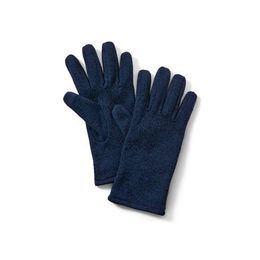 Tchibo Strickfleece-Handschuhe, blau