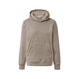 Tchibo Strickfleece-Midlayer - Beige/Meliert - Gr.: S