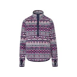 Tchibo Fleecepullover - Dunkelblau/Gemustert - Gr.: M