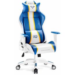 Diablo X-One 2.0 Gaming Stuhl Computerstuhl ergonomischer Bürostuhl Gamer Chair Schreibtischstuhl Aqua Blue - Kids Size