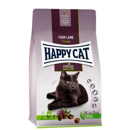 Happy Cat Sterilised Adult Weide Lamm 10kg Katzenfutter