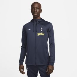 Tottenham Hotspur Strike Nike Dri-FIT Fußball-Track-Jacket mit Kapuze für Herren - Blau
