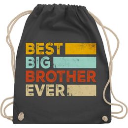 Shirtracer Turnbeutel Best Big Brother Ever Bester großer Bruder aller Zeiten Geschenk
