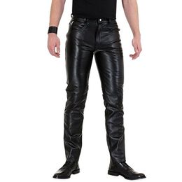 BOCKLE Lederhose Bockle® NEW Bopo Tube Lederhose Lederjeans echte Lederhose Herren