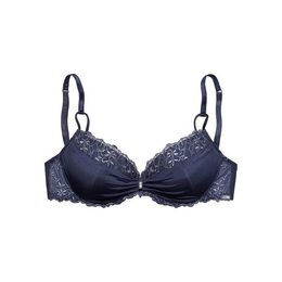 Marie Claire Push-up-BH blau Gr. 80D. Mit Bügel