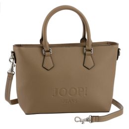 JOOP! Joop Jeans Henkeltasche lettera 1.0 ketty handbag shz, schlichte Optik, beige