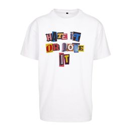 MT Upscale Shirt 'Hate it or Love it' female White size 5XL