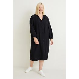 C&A Kleid mit V-Ausschnitt